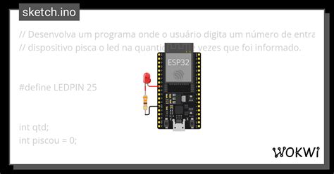 Exercício 1 5 Wokwi Esp32 Stm32 Arduino Simulator