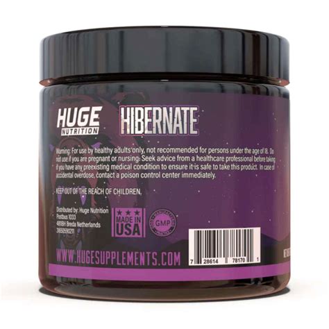 Hibernate Sleep Supplement Natty Superstore Hibernate Sleep Supplement Natty Superstore