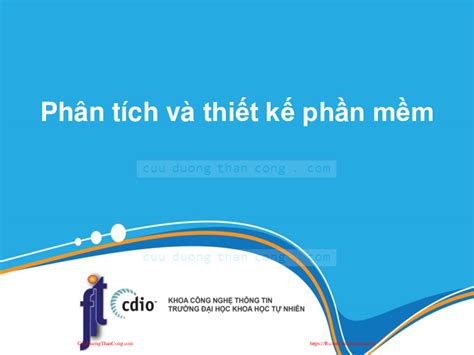 PDF Phân Tích Và Thiết Kế Phần Mềm Đh Khoa Học Tự Nhiên Hcm