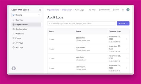 Add Audit Logging And Log Streams To A Node Express App