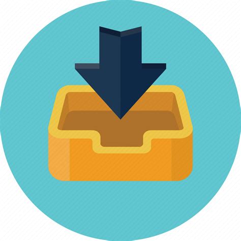 Download Arrow Backup Box Inbox Mail Box Icon Download On Iconfinder