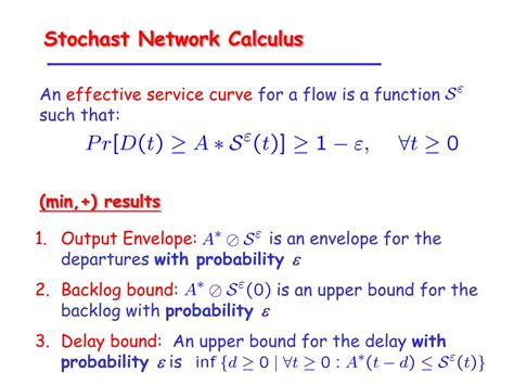 ppt a statistical network calculus for computer networks powerpoint