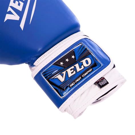 ᐉ Боксерские перчатки кожаные Velo VL-2210 12 oz Cиний • Купить в Киеве ...