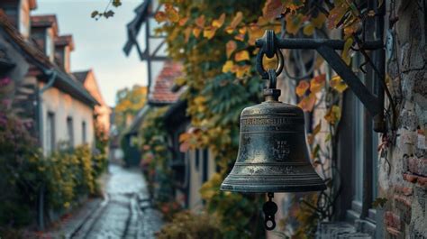 Free Historic Town Bell Image Bell Vintage Cobblestone Download