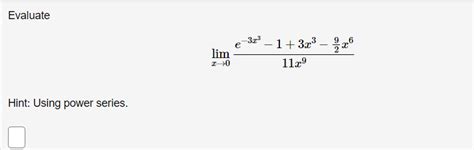 Solved Limit As X Approaches 0