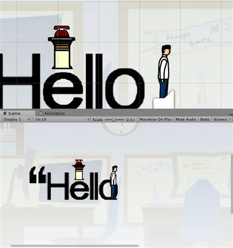 Positions Of The Objects In Scene View And Game View Not The Same