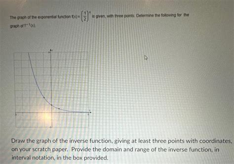 solved the graph of the exponential function f x 21 x is