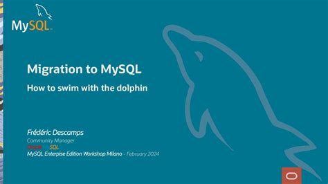 Migration To Mysql How To Swim With The Dolphin Speaker Deck