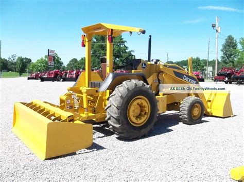 2007 John Deere 210le Skip Loader Landscape Tractor Hydraulic Box Blade