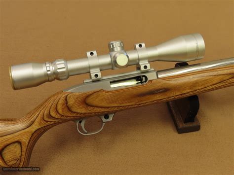 2002 Ruger Stainless Model 10 22 Target Rifle In 22lr W Simmons Scope