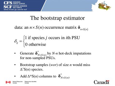 Ppt A Bootstrap Variance Estimator For The Observed Species Richness