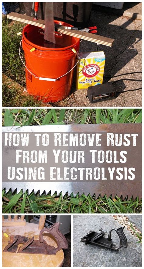 Best Electrolysis Rust Removal Images On Pinterest Removing Rust Rust Removal And Cast Iron