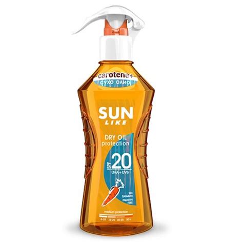 Sun Like Dry Oil Слънцезащитно сухо олио за тяло Spf 20 х200 мл