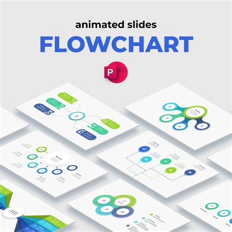 Flowchart Animated Powerpoint Template Infographic Template Powerpoint Organizational