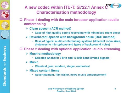 Ppt A New Codec Within Itu T New Bandwidth Powerpoint Presentation Free Download Id4350098