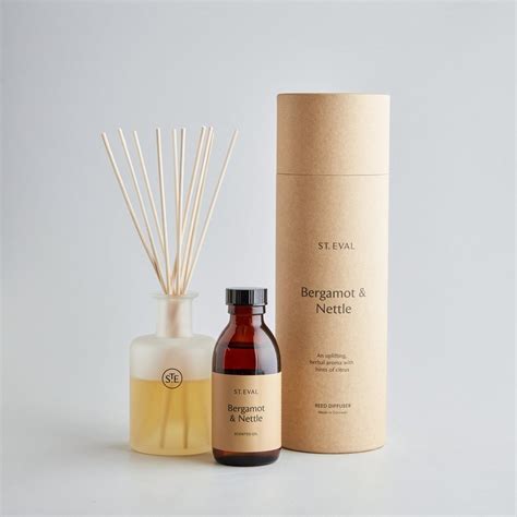 St Eval Reed Diffuser Set Bergamot And Nettle The Nunhead Gardener