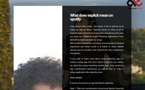 What Does Explicit Mean On Spotify