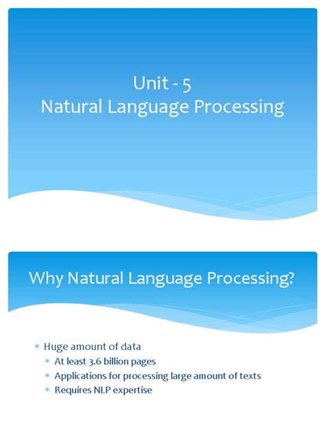 Unit 5 Natural Language Processing Pdf Parsing Semantics