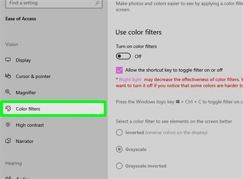 how to enable color filters on windows 10 8 steps with pictures