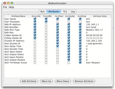 JRadius Simulator