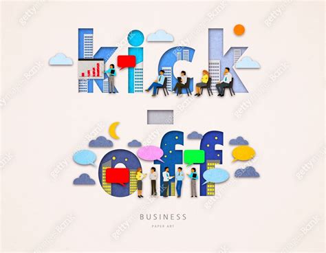 페이퍼아트 타이포그래피 문자 비즈니스 비즈니스맨 화이트칼라 전문직 비즈니스 주제 이미지 Jv13017071 일러스트 게티이미지뱅크
