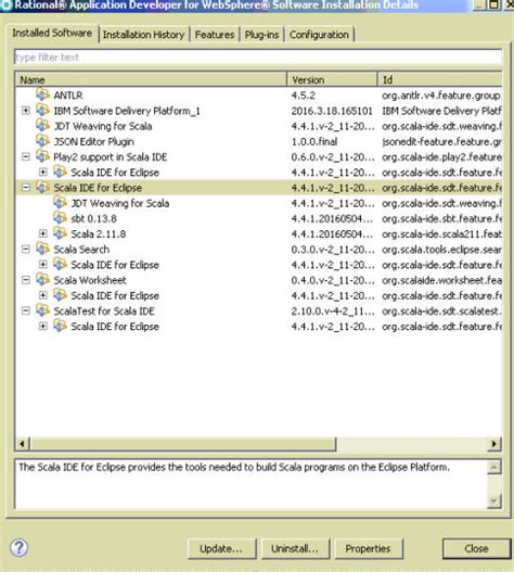 Eclipse IBM RAD 9 5 Cannot Start After Scala IDE Plugin Installed Stack Overflow