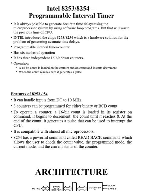 intel 8253 8254 programmable interval timer pdf computer