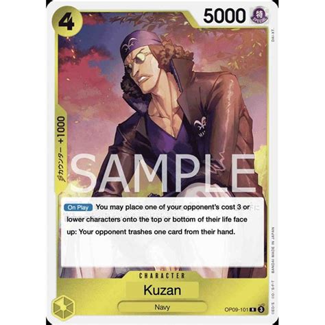 Kuzan Rare Op9 Emperors In The New World Carta One Piece En México
