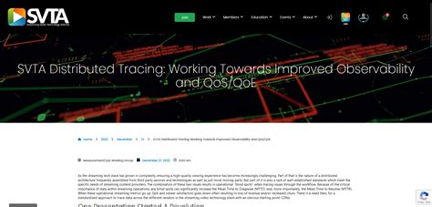 Svta Distributed Tracing Working Towards Improved Observability And Qosqoe Blue Flame Advisors