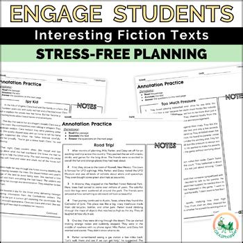 How To Annotate Fiction Annotating Text Anchor Charts Annotation Worksheet