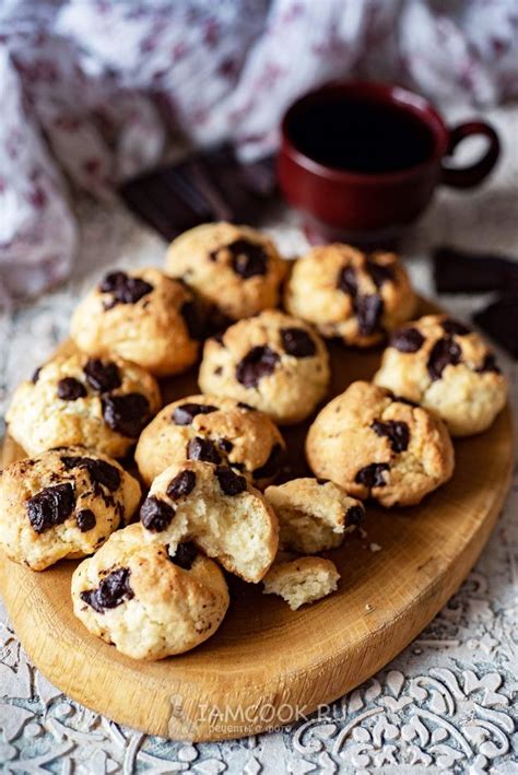 Американское печенье с шоколадной крошкой — рецепт с фото Идеи для блюд Печенье с шоколадной