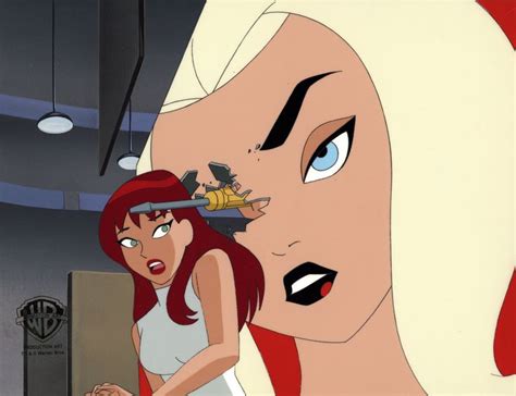 Superman The Animated Series Original Production Cel On Original Background Lana Lang