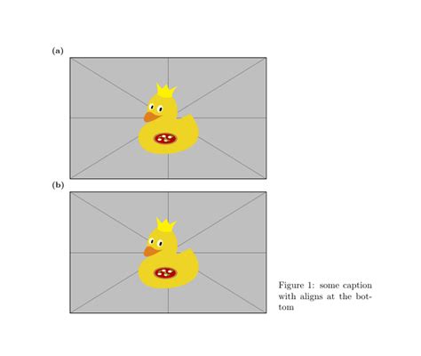 Latex How To Align Subcaptions On The Top Left And Caption To The Right Of The Figures Stack