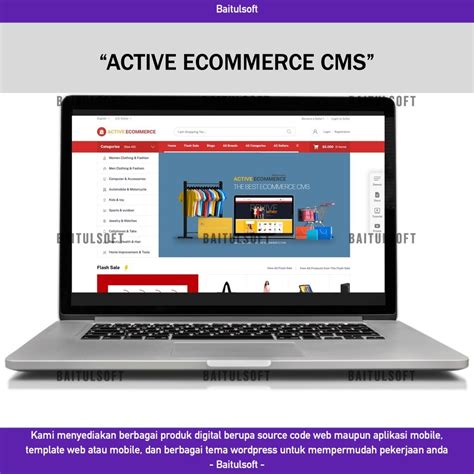 Jual Source Code Aplikasi Web Active Ecommerce Cms D158 Baitulsoft Shopee Indonesia