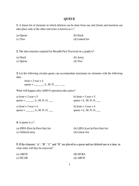 Cds Q9 Pdf Queue Abstract Data Type Applied Mathematics