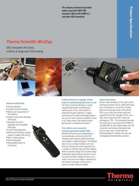 Thermo Scientific Minizap Mr Test Equipment