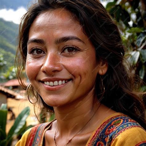 Premium Photo Colombian Woman From Colombia Typical National Citizen