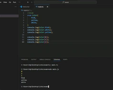 Completed Typescript Task With Enum Isha Pervez Posted On The Topic Linkedin