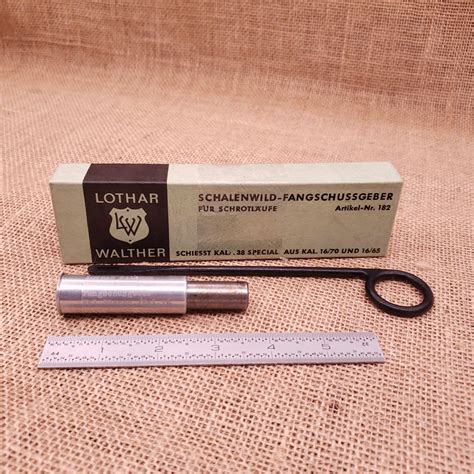 Lothar Walther Shotgun Caliber Conversion Kit 16ga To 38spl Old