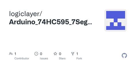 GitHub Logiclayer Arduino HC SegmentLED
