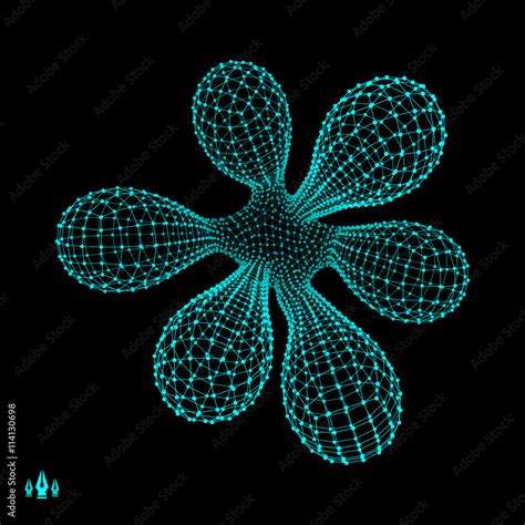 Molecule Graphic Design 3d Vector Illustration Connection Structure For Chemistry And Science