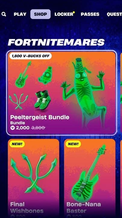 Fortnite The Final Peel Peely Skin Item Shop Youtube