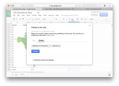 How To Make Awesome Interactive Map Using Google Sheets In Under Minute Geoawesome