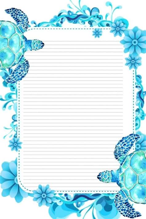 Printable Letter Paper Lots Of Free Printable Floral Stationery Artofit