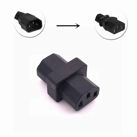 C13 C13 AC Power Adapter IEC320 C13 TO C13 Wire Cord Connector Converter Male To Female Socket