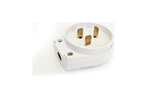Разъем РШ-ВШ TOKOV ELECTRIC ОП 32А 250В 2P+PE круглый белый TKL-OVOP-2P ...