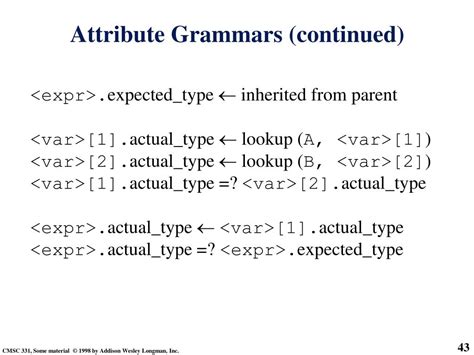 Ppt Chapter 3 Describing Syntax And Semantics Powerpoint Presentation