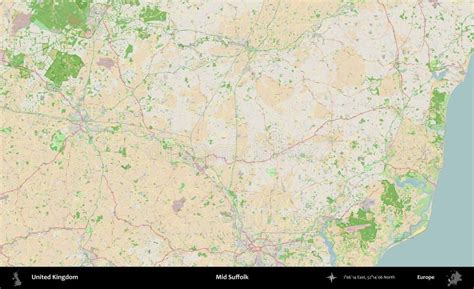 Mid Suffolk United Kingdom Openstreetmap French Stock Illustration Illustration Of Elmswell