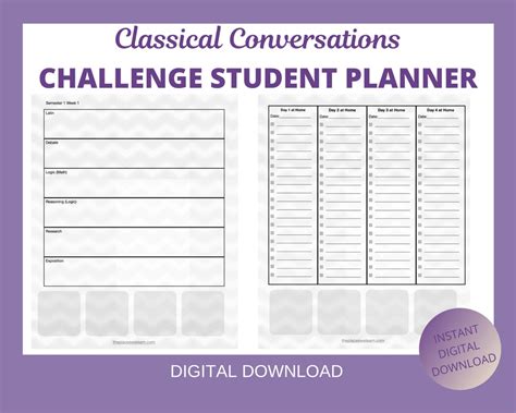 Classical Conversations Schedule Printable Free Printable Schedules
