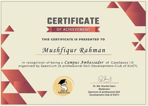 Mushfiqur Rahman On Linkedin Campusambassador Casespecs